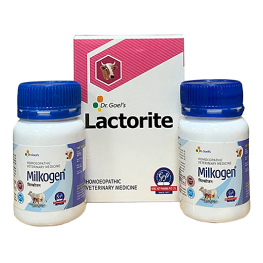 Milkogen + Lactorite for Cattle | Natural Milk Yield Booster – Goel Vet ...